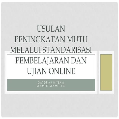 Usulan 4 juni b vocational school quality improvment across trans java 100 distric psmk | PPTX