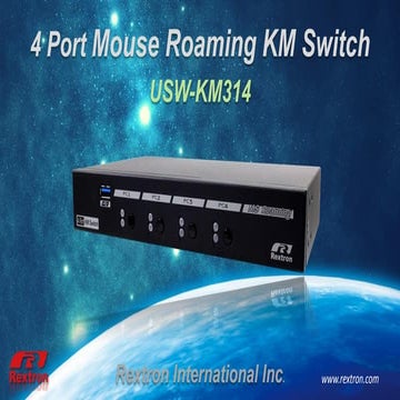 Switch by Moving Mouse KM Switch - USW-KM314 | PDF