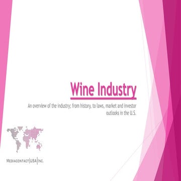 US Wine Industry Part 5 of 7 | PPTX