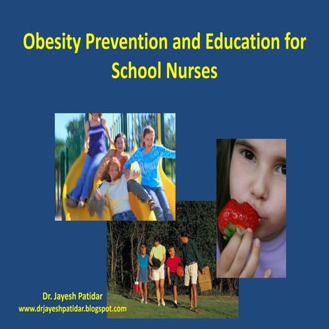 Obesity prevention and education for school nurses | PDF