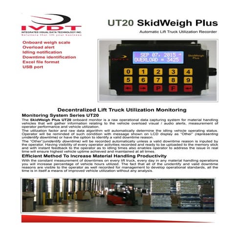 SkidWeigh Plus series, Ed4 2 p v2 | PDF