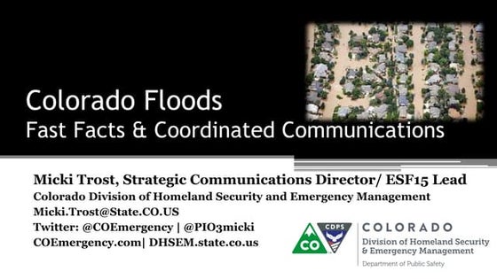 Colorado fire chiefs presentation micki trost 2017 | PPT