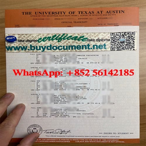 UT Austin transcript. University of Texas at Austin | PDF
