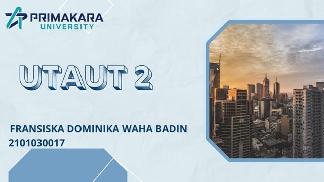 UTAUT 2 (Unified Theory of Acceptance and Use of Technology) | PDF