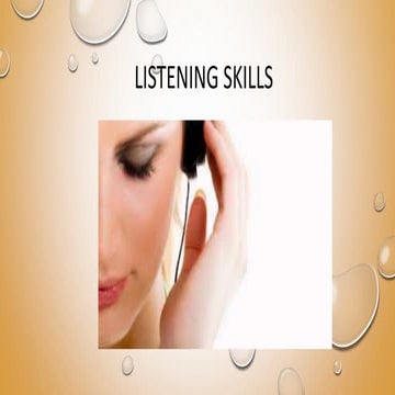 UTB Chapter 2 Listening Skills | PPT