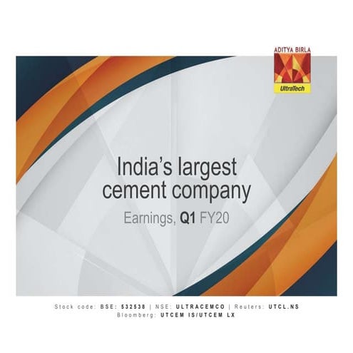 UTCL Result Presentation Q1FY20 (1).pptx