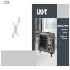 MANUAL OSCILOSCOPIO UNI-T Utd2000 3000 c+ce+cel+cex manual-en | PPT