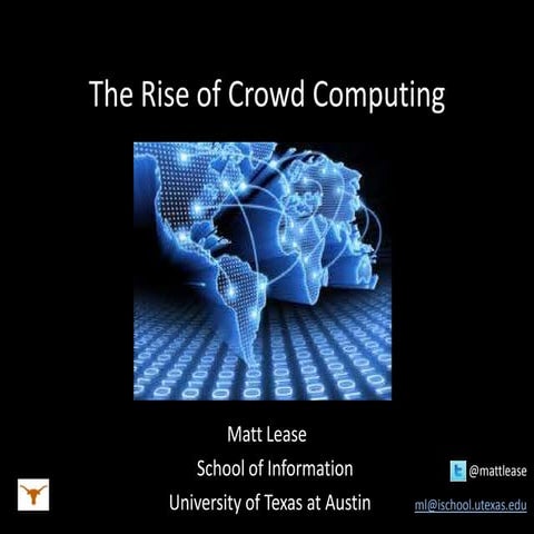 TurKit: A Toolkit for Human Computation Algorithms | PPTX