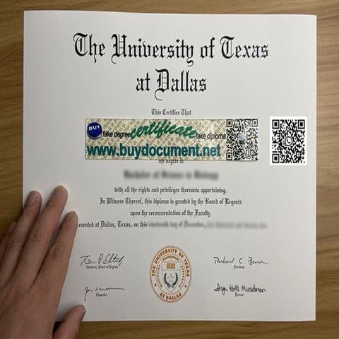 University of Texas at Dallas diploma | PPT
