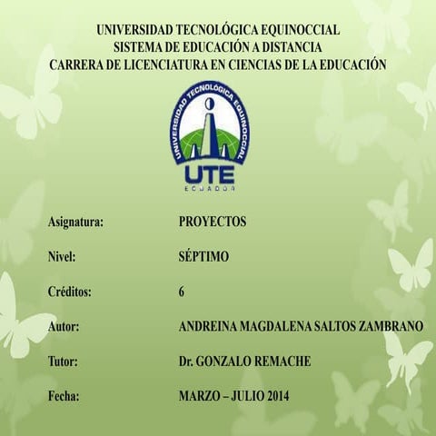 La Misión Alma Mater y los PNF | PPT