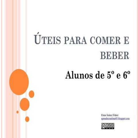 Uteis para comer e beber 5 e 6 | PPT