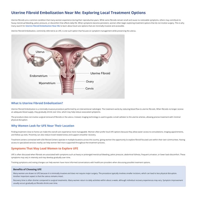 Uterine Fibroid Embolization in time of Covid-19 | PDF