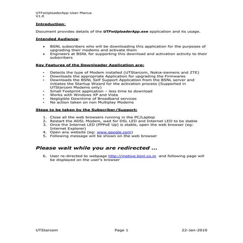 Ut fw uploaderapp-user-manual | PDF