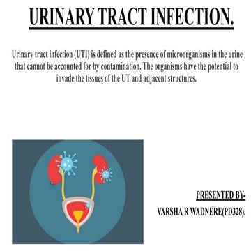 URINARY TRACT INFECTION. | PPTX