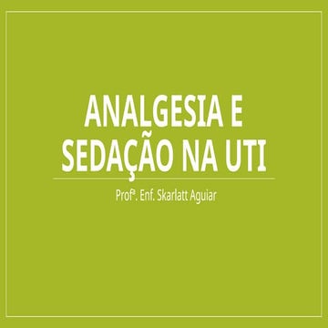 MEDICAMENTOS UTILIZADOS NA UTI.pptx medic | PPTX