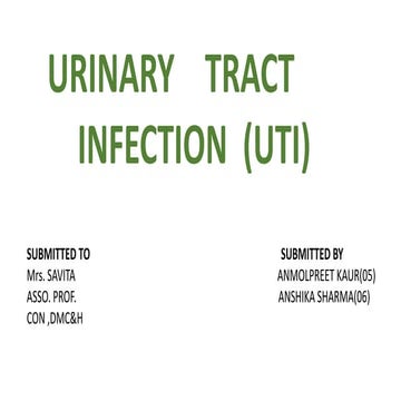 UTI slides urinary tract infection slides | PPT