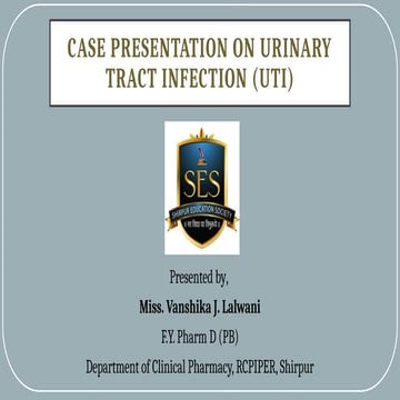 Urinary tract infection Case study presentation.pptx