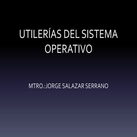 Programas utilitarios | DOCX