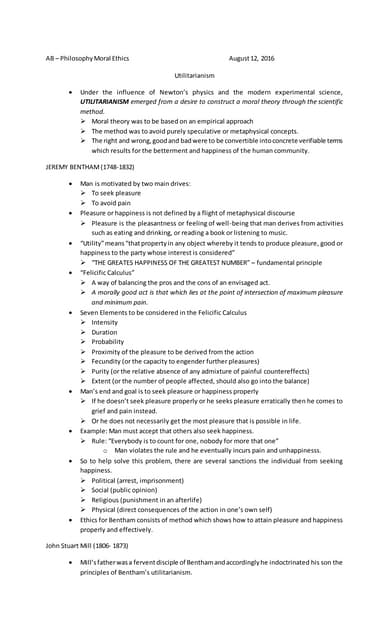 Bentham & Utilitarianism.ppt