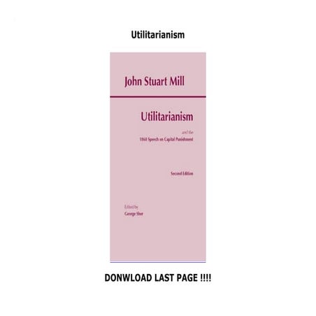 Utilitarianism | PPT