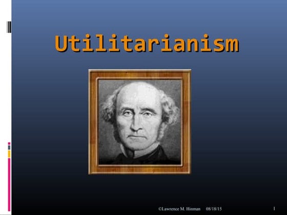 Utilitarianism | PPTX