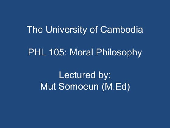 Utilitarianism | PPT