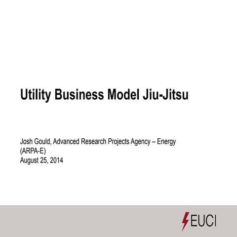 Utility business model | PPTX