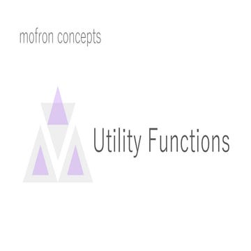 Utility functions | PPT