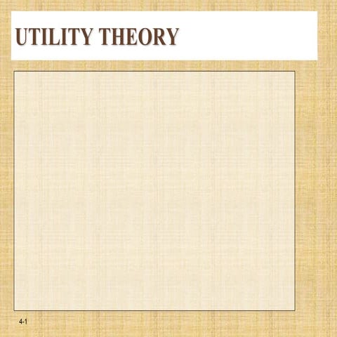 Utility Theory.ppt
