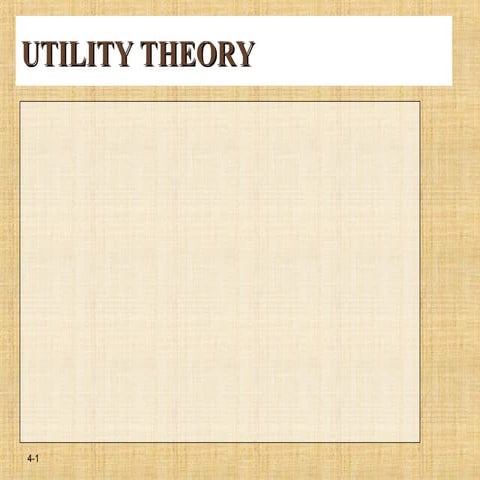 Utility Theory.ppt