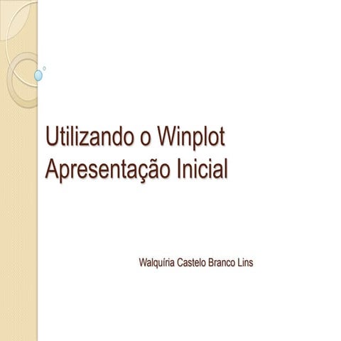 Utilizandoo winplot | PPTX