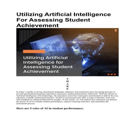 AI In Student Performance: Important Roles, Tools, Benefits, Challenges ...