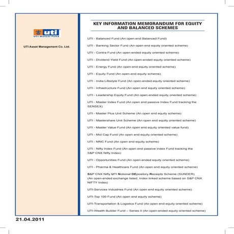 Uti mutual fund common application form equity with kim | PDF
