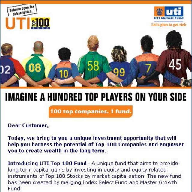 UTI TOP 100 NFO | PDF