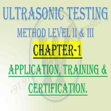 UT LEVEL II & III by Vishal Sir Non destruction testing | PDF