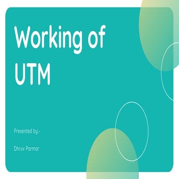 Unified Thread Management | PDF
