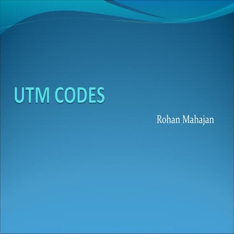 Utm Codes | PPT