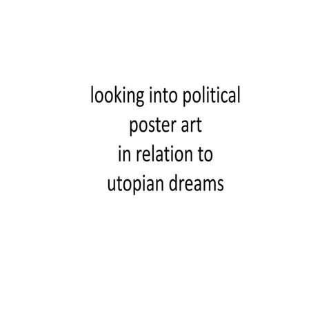 Utopian dreams presentation | PPTX