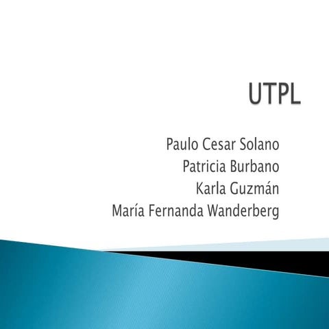 Utpl. power point | PPTX | Marketing and Advertising | Business
