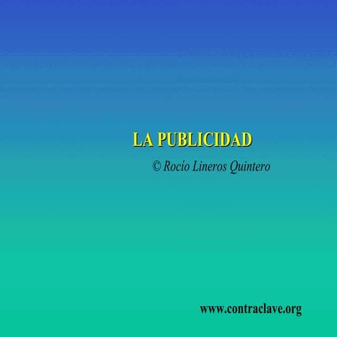 La argumentación en la publicidad y propaganda | PPTX