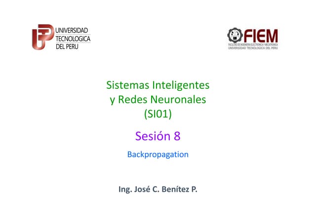 Utp Sirns8algoritmo Backpropagation Ppt 6122