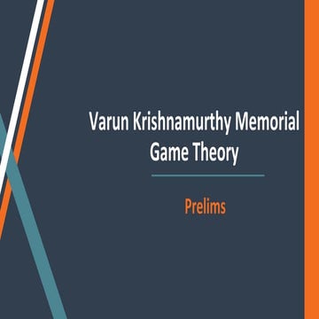 UTPT 2019 Game Theory (Sports Quiz) Prelims | PPTX