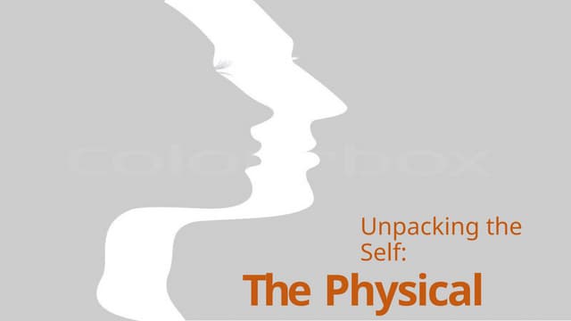 Understanding the Self- Midterm- Physical Self | PPTX