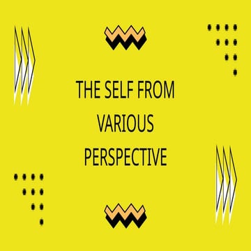 UTS: UNDERSTANDING THE SELF : The self in sociological perspective | PPTX