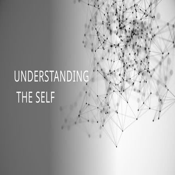 Understanding the self in philosophical perspective | PPTX
