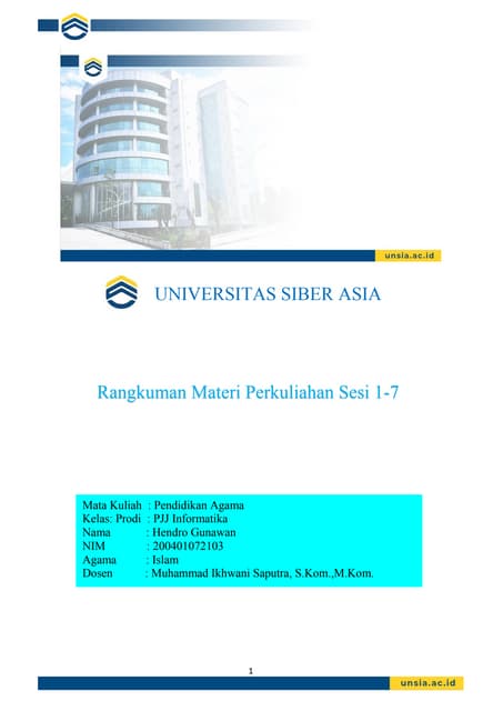 Agama dalam kehidupan manusia | PPTX