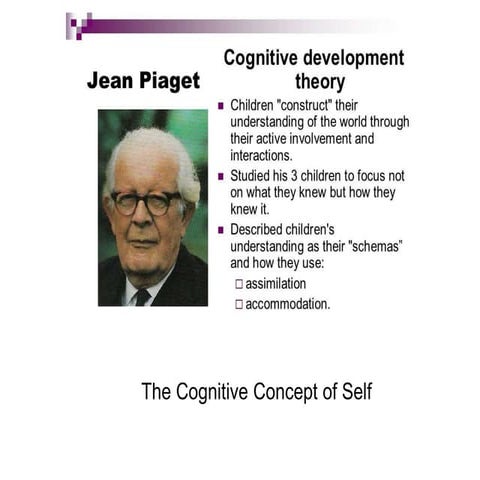 Piaget Cognitive Self | PPTX