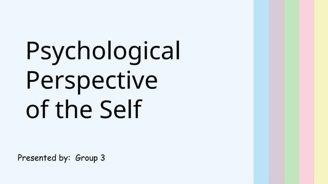 THE SELF AS PROACTIVE AND AGENTIC.pptx