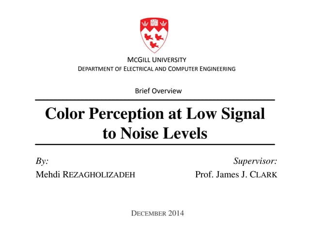Mehdi Rezagholizadeh Image Sensor Modeling Color Measurement At Low
