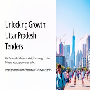 The best unlocking tenders in Uttar-Pradesh | PPT